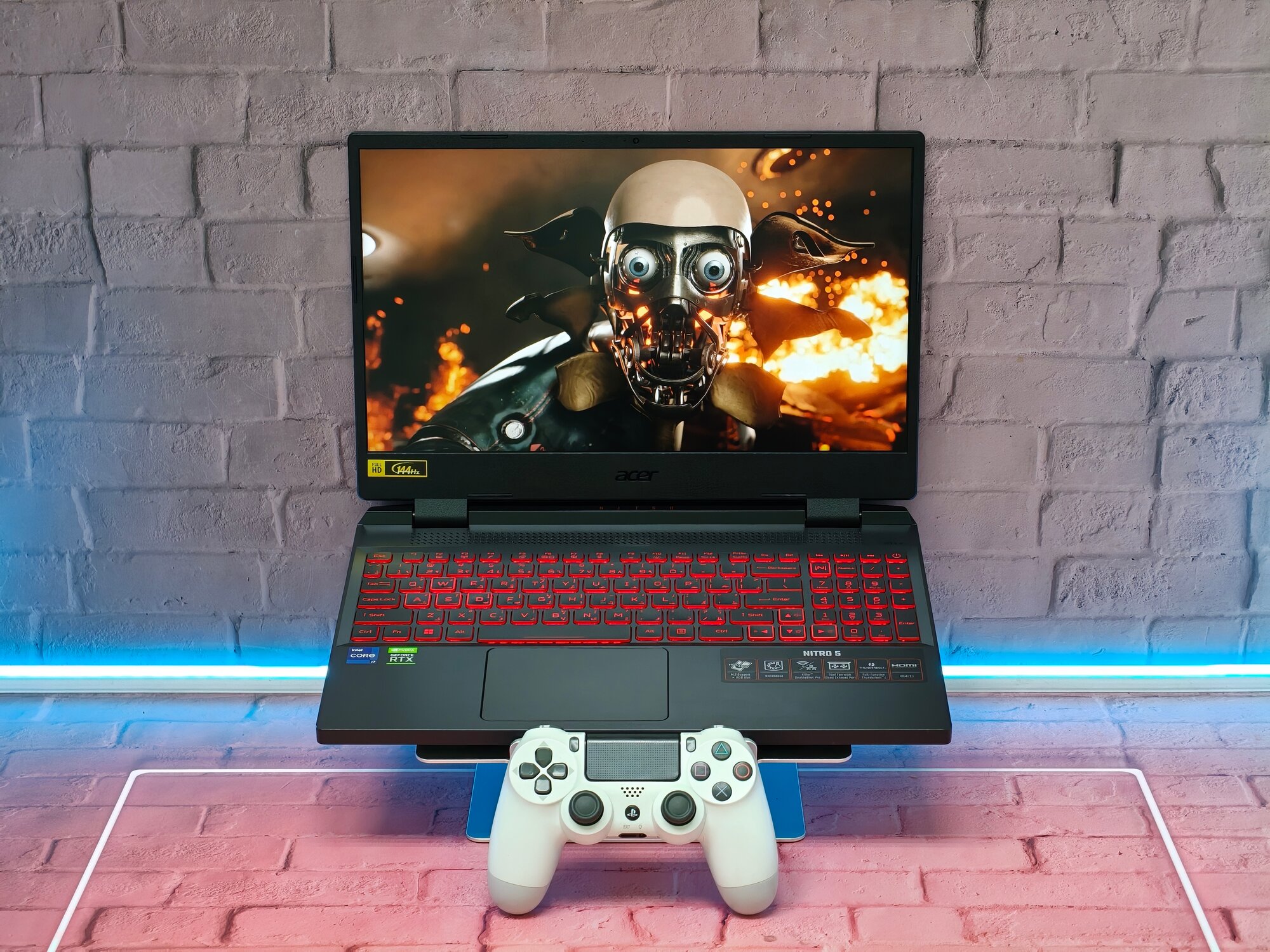 15.6" Ноутбук Acer Nitro 5 AN515-58-74B4, 144 ГЦ, Core i7 12700H, 16 ГБ, SSD 512 ГБ, Geforce RTX 3050, Win11Home, черный