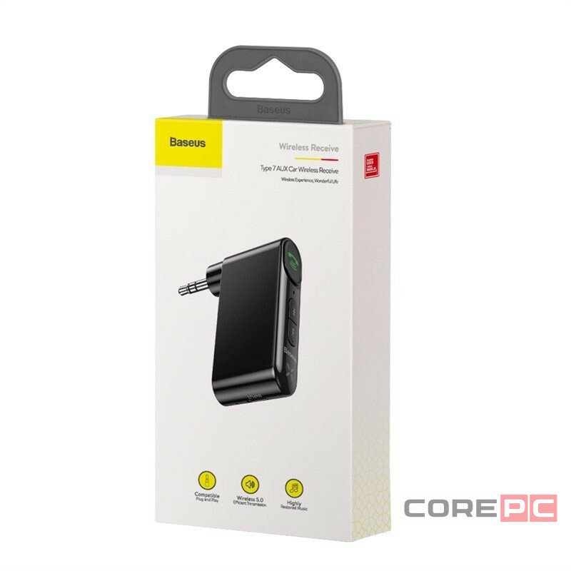 Адаптер Baseus AUX Car Wireless Receive WXQY-01 черный
