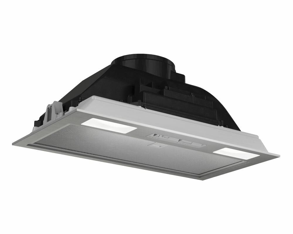 Встраиваемая кухонная вытяжка Elikor: Врезной блок BREEZE 70Н-450-П3Д, цвет нержавеющая сталь, 70 см, производительность 450 м3/ч, режимы отвод/рециркуляция, полновстраиваемая