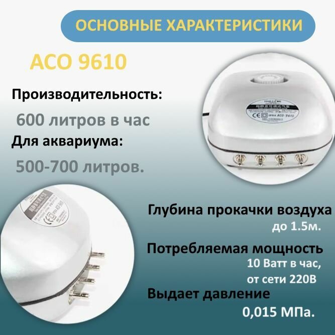 Компрессор для аквариума — фото 1