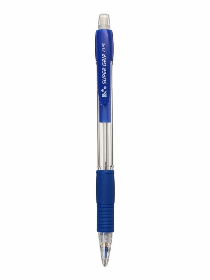 Карандаш механический Calligrata Super Grip, 0.5 мм, НВ, с резиновым упором, синий