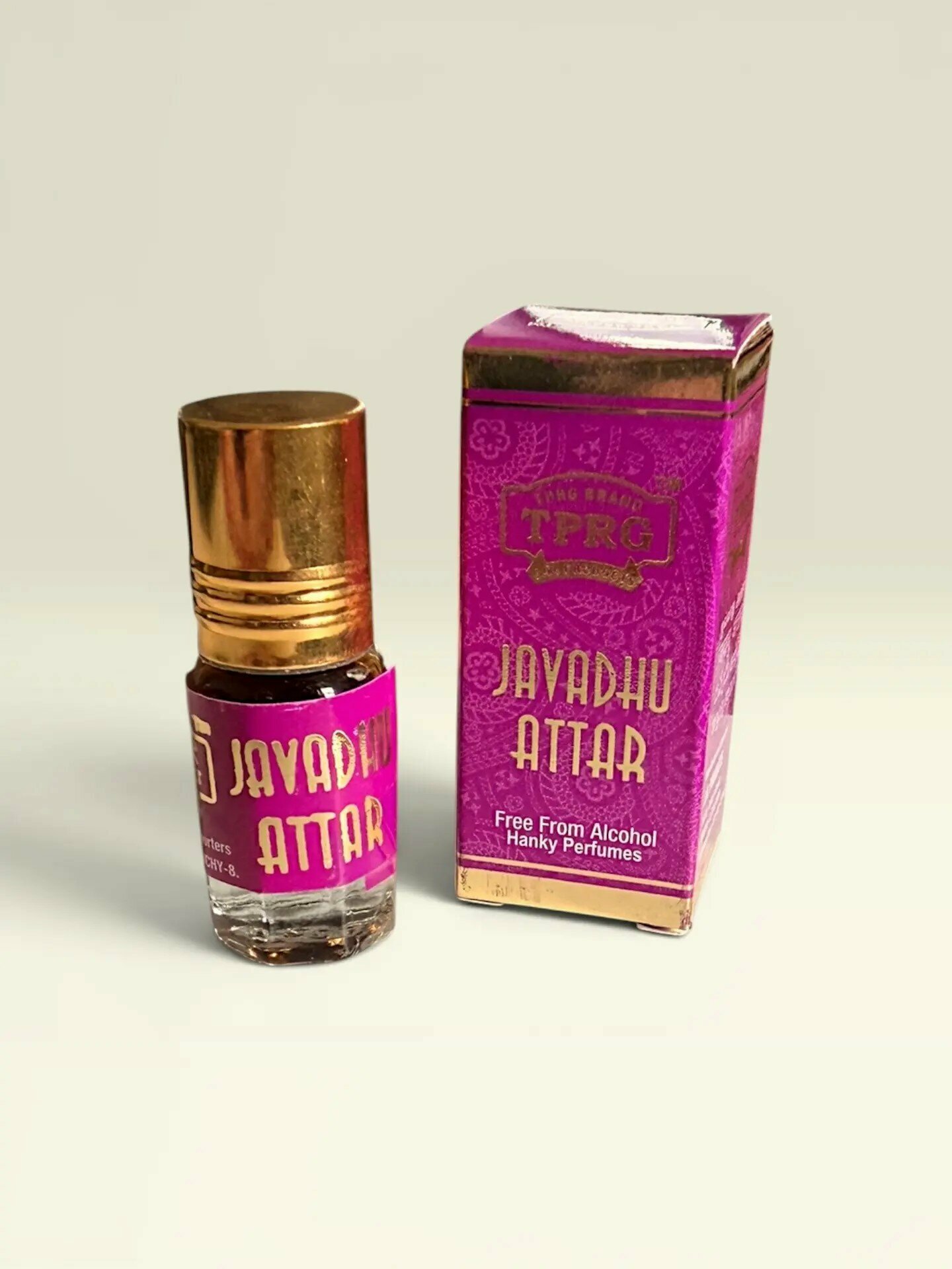 JAVADHU Attar, Free From Alcohol, TPRG (джаваду Аттар, масляные индийские духи), ролик, 3 мл.