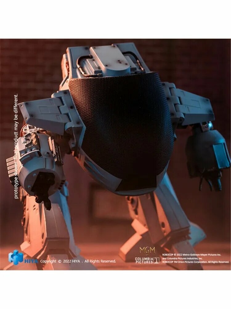 Фигурки HIYA Exquisite Mini Series 1/18 Scale 4 Inch ROBOCOP 1 - battle damage ED209 With Sound Action Figure(Робокоп)
