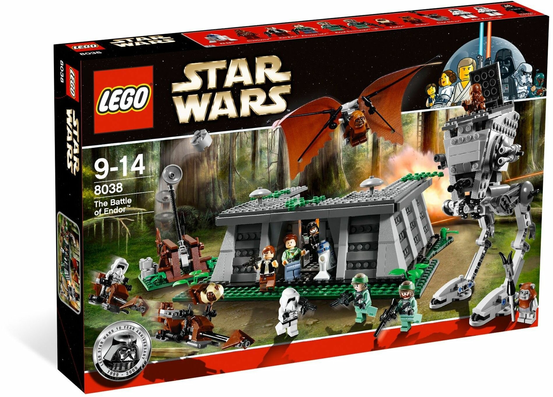 Конструктор LEGO Star Wars 8038 The Battle of Endor (Битва на Эндоре) 2009 год