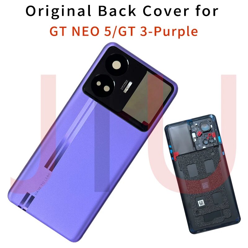 Новая задняя крышка/панель/корпус для Realme GT Neo 5 RMX3706, Realme GT3, Realme GT NEO 5-PURPLE