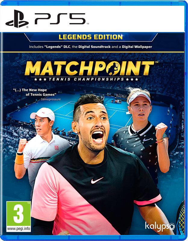 Игра Matchpoint Tennis Championship - Legend Edition [PS5, русские субтитры] (EU)