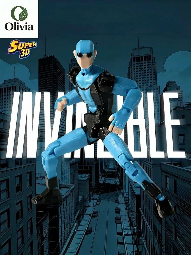 Фигурка Неуязвимый (Invincible-Mark Grayson) 9L3D,3D-печатный подвижный манекен