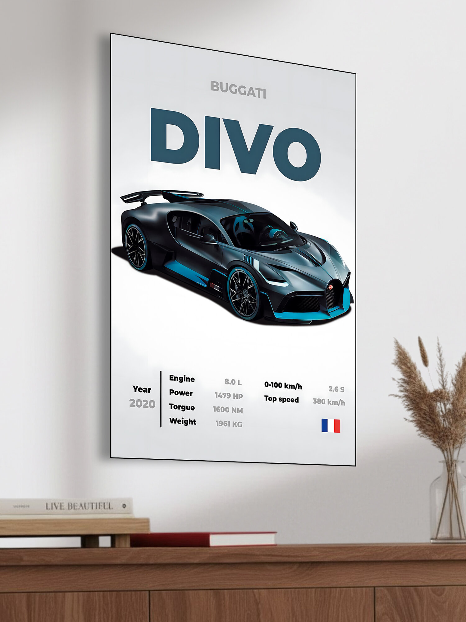 Постер Bugatti Divo, А3 — фото 1