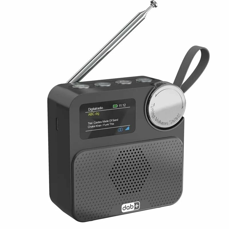 Цифровое радио DAB+ FM с Bluetooth и MP3-плеером, 1,47-дюймовым экраном.
