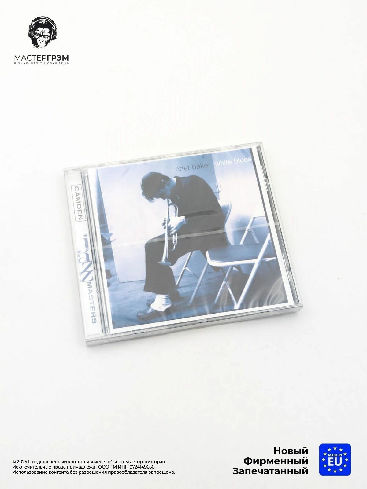 CD диск Chet Baker - White Blues (CD) 1997, Jewel Case