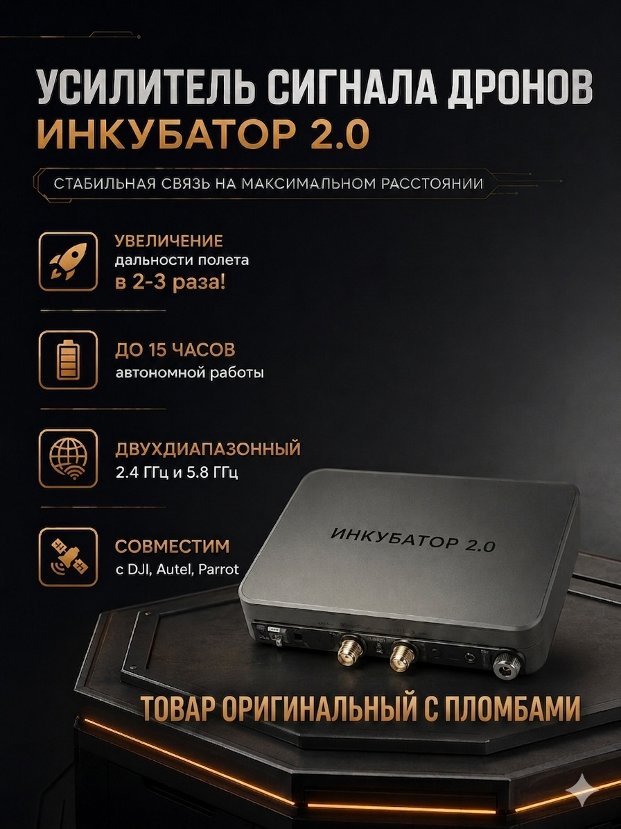 Усилитель сигнала дронов Инкубатор 2.0