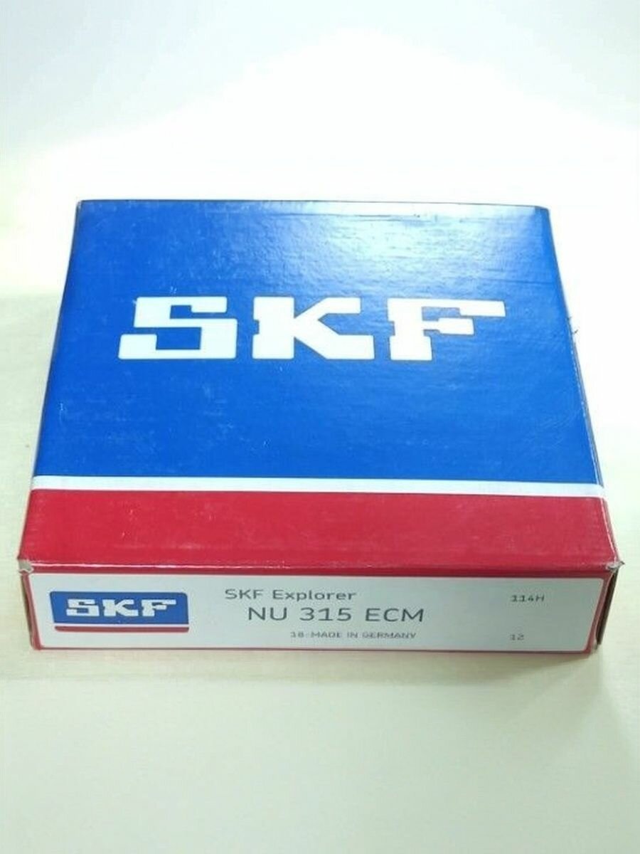 Подшипник NU315 ECM C3 SKF 75*160*37 мм увеличенный тепловой зазор; латунный сепаратор