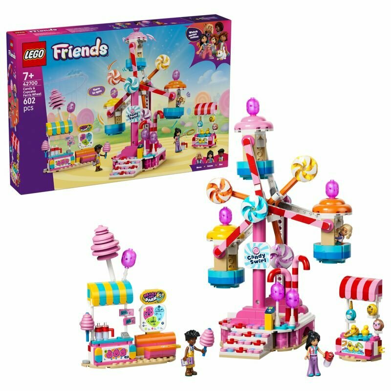 Конструктор LEGO FRIENDS - Карусель Сказочные цветы, 602 эл. - Лего Друзья 42700