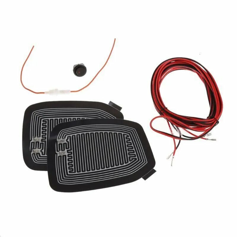 12V обогрев зеркала автомобиля, Черный