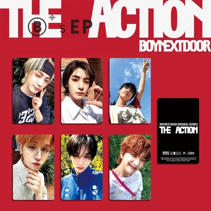 BOYNEXTDOOR Карточкиk-pop карточки коллекционные Фотокарточки 54 * 86 мм 5 шт