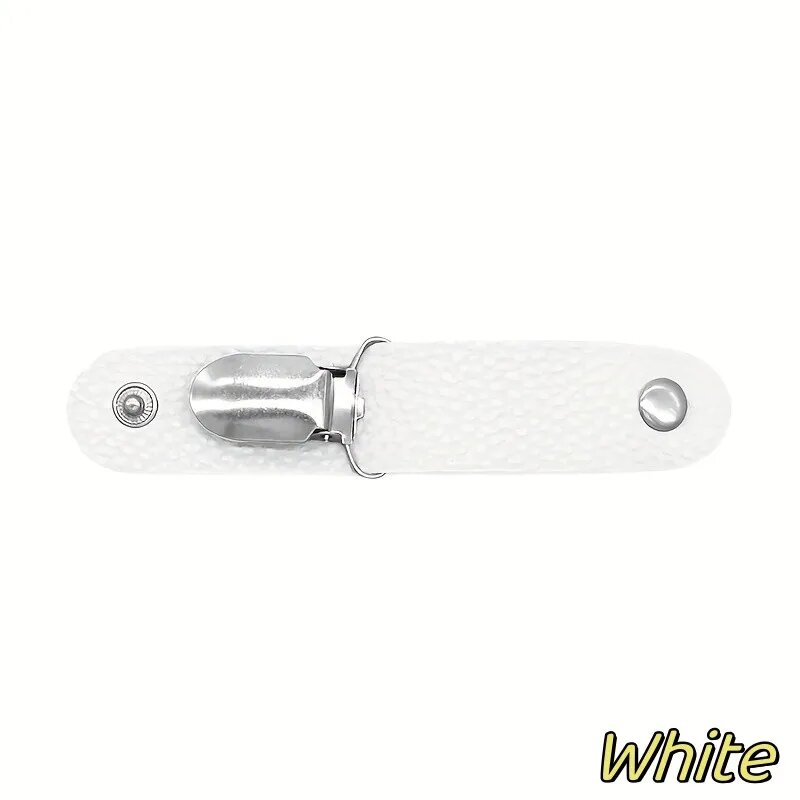 Зажим для шляпы из нейлона 2 шт. Белый, 1PC White