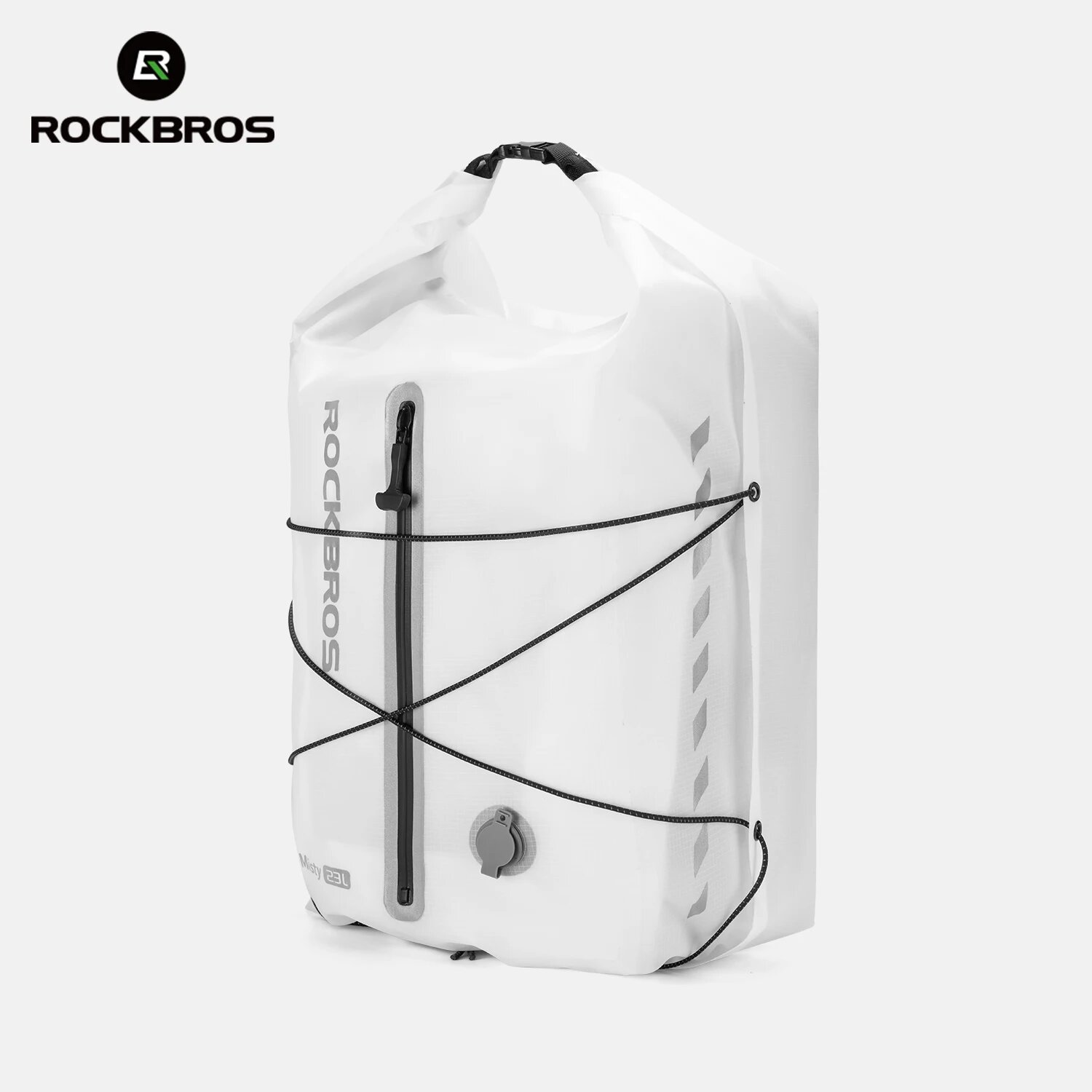 ROCKBROS Водонепроницаемая сумка на велосипед, 23 л, Белый