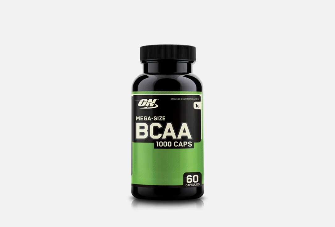 Optimum Nutrition BCAA 1000 500 мг в капсулах аминокислотные комплексы 60 шт