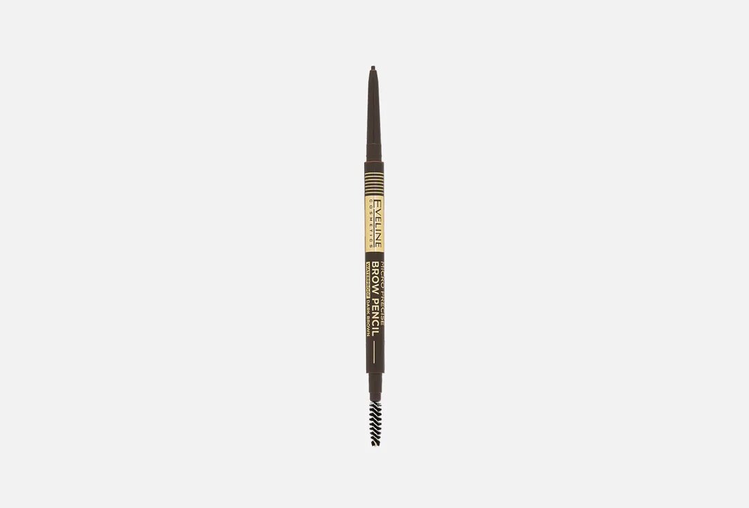 Eveline MICRO PRECISE WATERPROOF EYEBROW PENCIL Карандаш для бровей 4 г 03, Dark brown