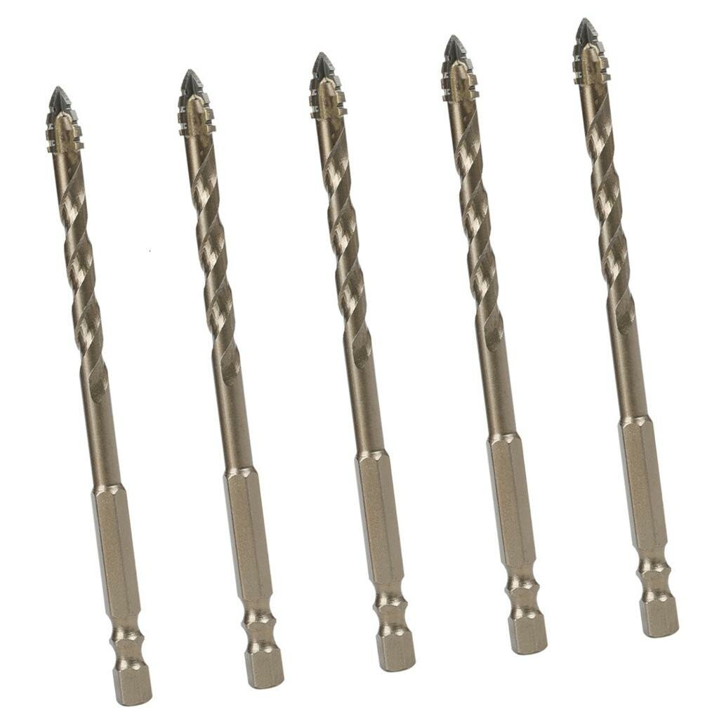 Эксцентриковые сверла с шестигранным хвостовиком, 5 шт, 8mm