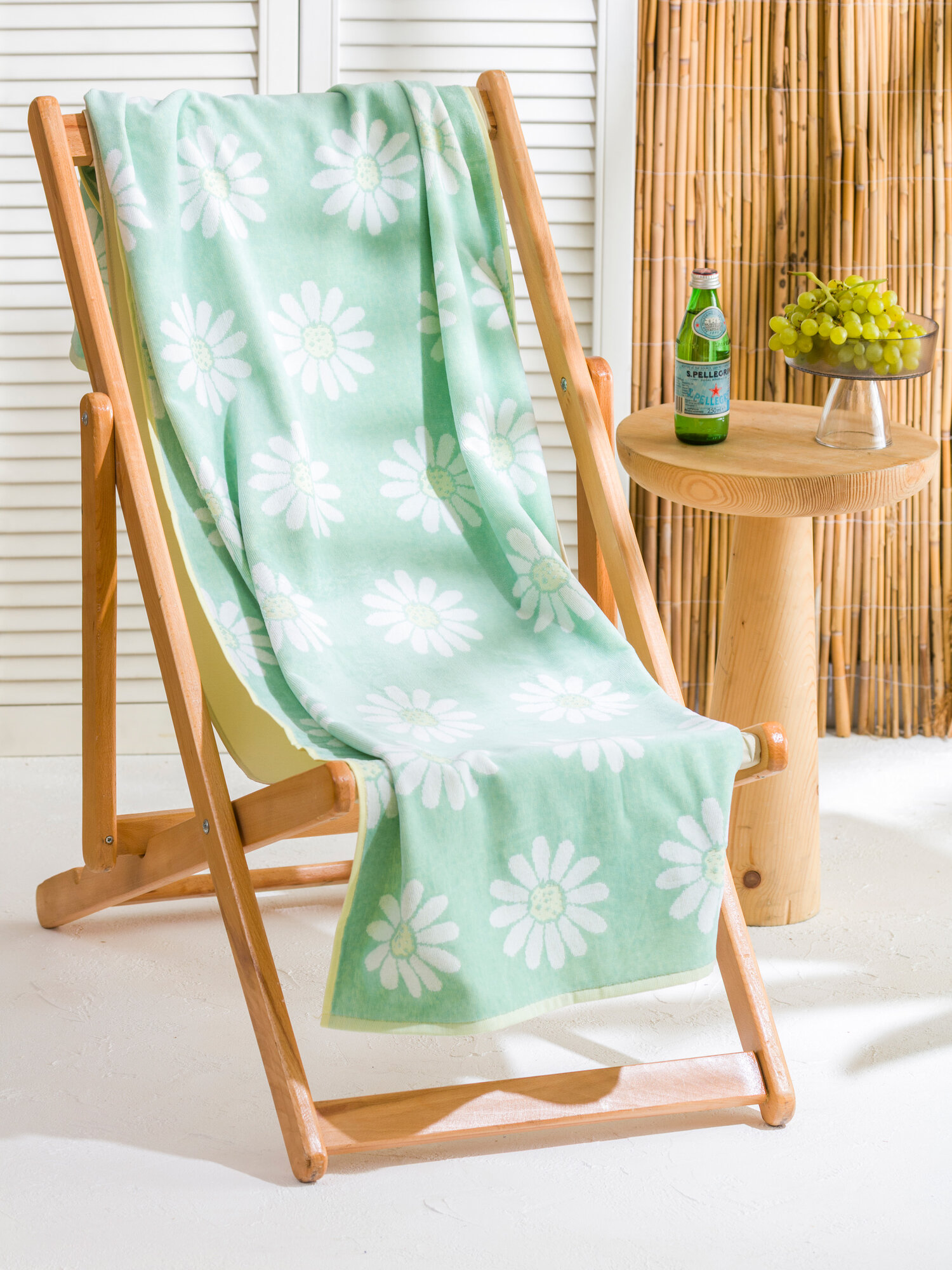 LC WAIKIKI Пляжное полотенце с цветочным принтом для женщин 70x150 см