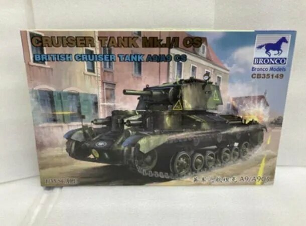 Сборная модель Bronco CB35149 Британский крейсерский танк Mk.I / Mk.I CS (A9), 1:35, с фототравлением