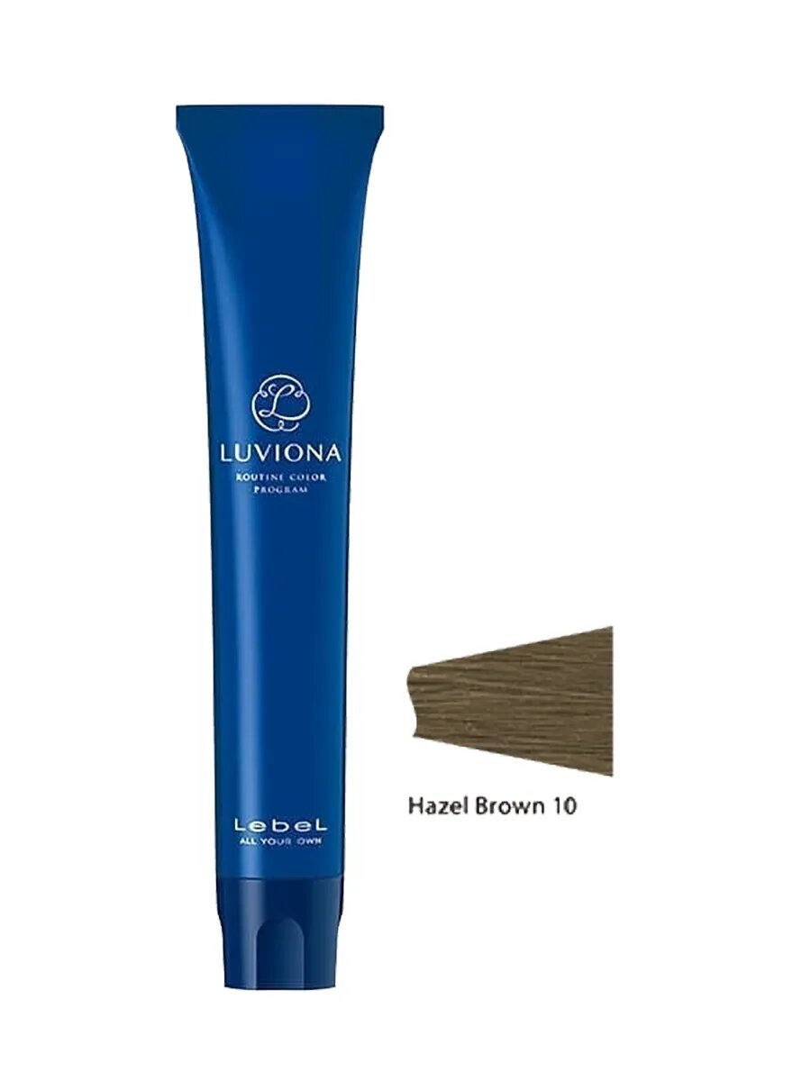 Lebel Краска для волос Luviona Hazel-Brown 10 80 г