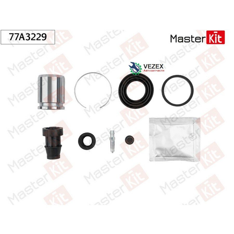 MASTERKIT 77A3229 Ремкомплект тормозного суппорта+поршень Toyota PRIUS (_W2_) 2003 - 2009 77A3229