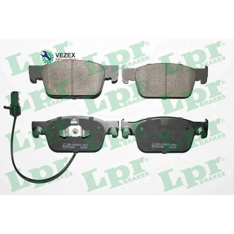 LPR 05P2038 Комплект тормозных колодок, дисковый тормоз LPR 05P2038