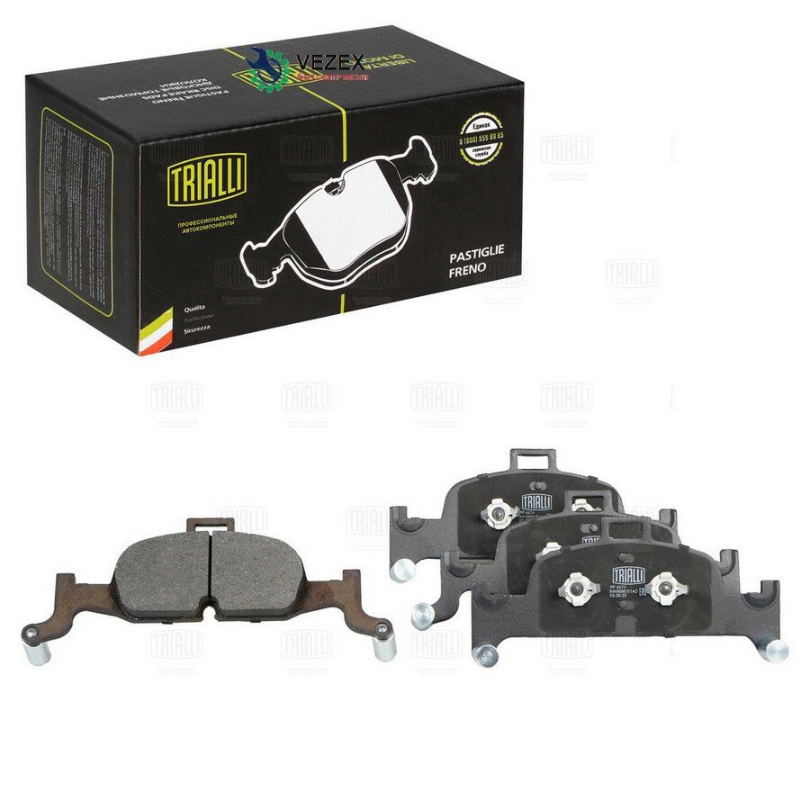 TRIALLI PF4474 Колодки торм. для а/м Audi A4 (B9) (17-)/A5 (16-)/A6 (18-)/A7 (17-) диск. перед. т/с Ate (PF 4474)