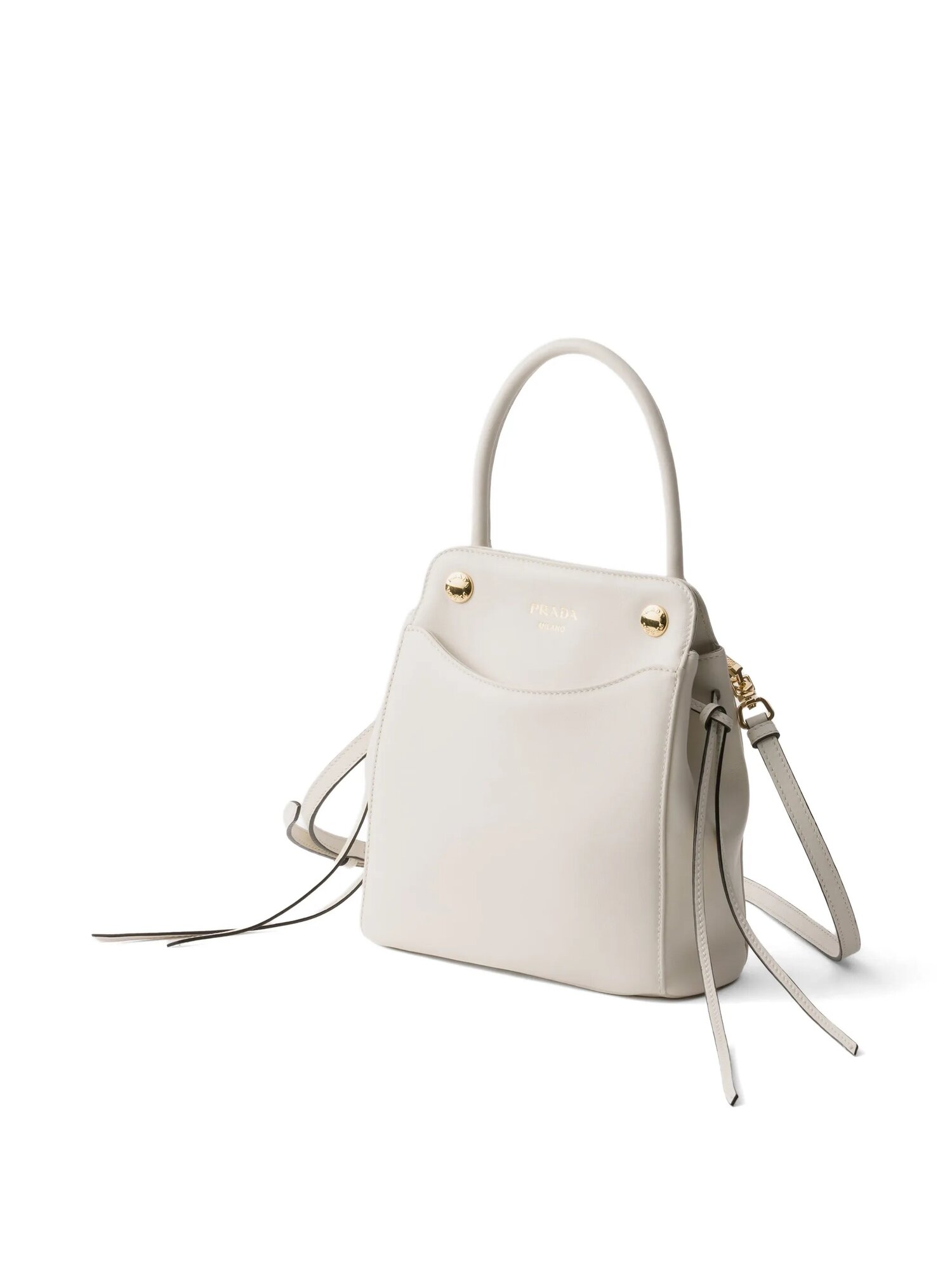 Сумка Prada Carry, бежевый/белый — фото 1