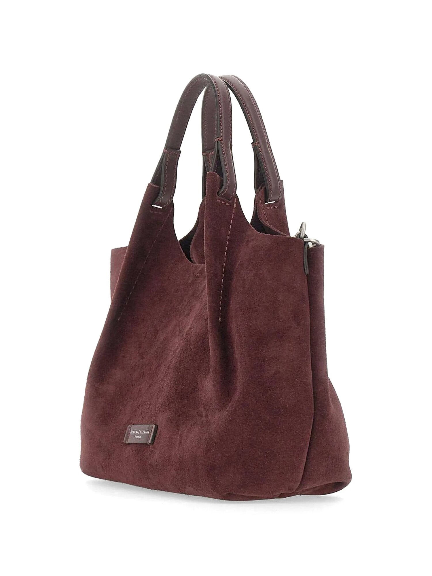 Сумка GIANNI CHIARINI Dua suede tote bag, красный — фото 1