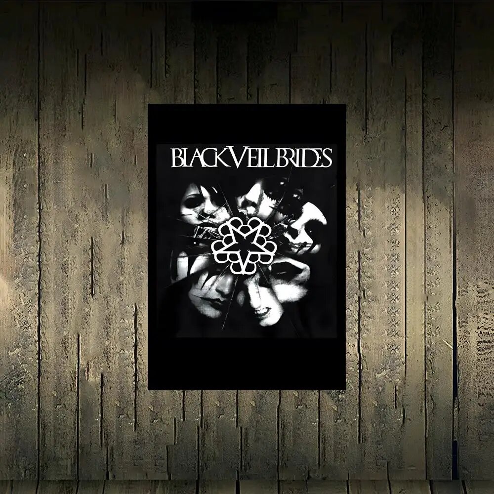 BLACK VEIL BRIDE Постер из матовой бумаги 20x30cmNoframe, White14