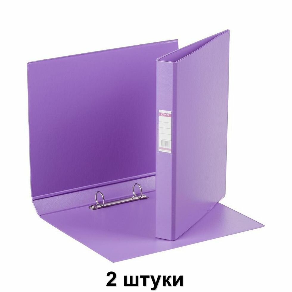 Bantex Папка на 2-х кольцах Сиреневый, 35 мм, 2 шт