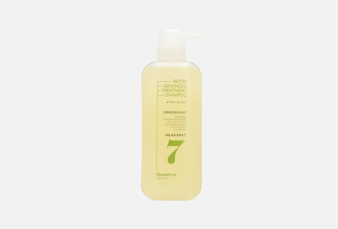 Headspa7 BIOTIN ADVANCED TREATMENT SHAMPOO Восстанавливающий шампунь 740г