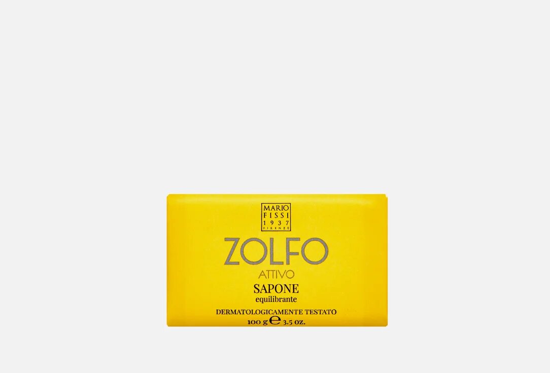 Mario Fissi 1937 Zolfo Attivo Твердое мыло 100г