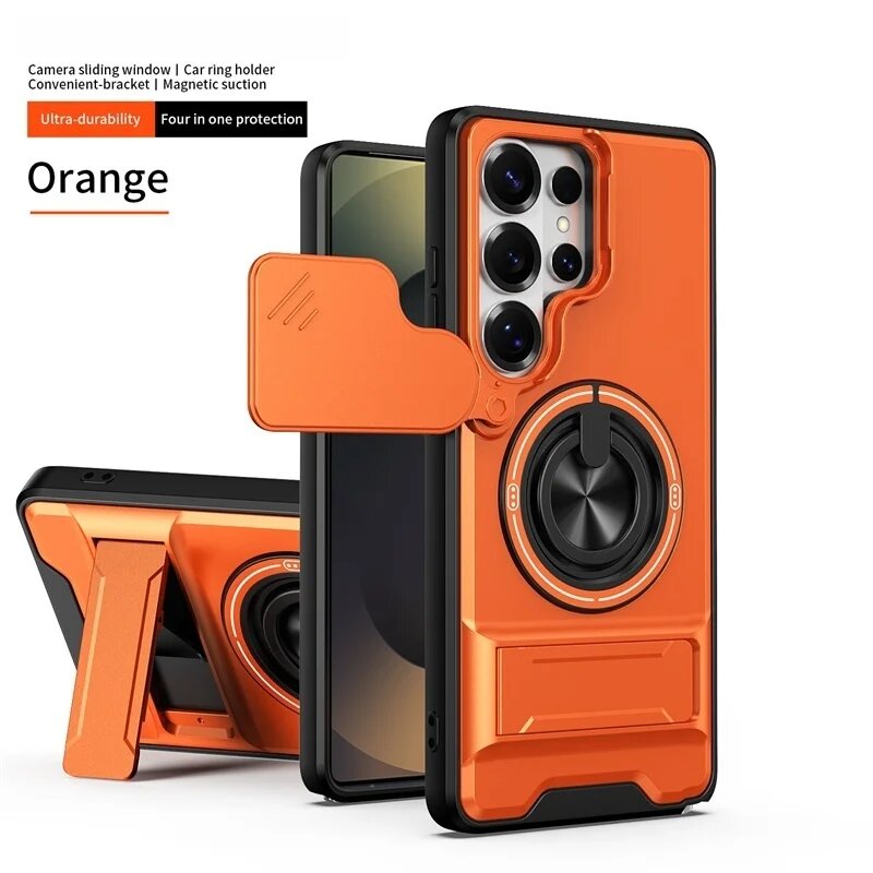 Броня чехол для Samsung Galaxy S26 Ultra 5G защита объектива Галактика С26 Ультра, NEW-Orange