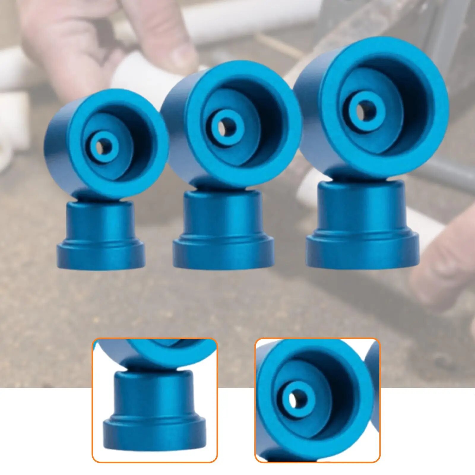 Набор сварочных головок из алюминия для труб PPR и HDPE