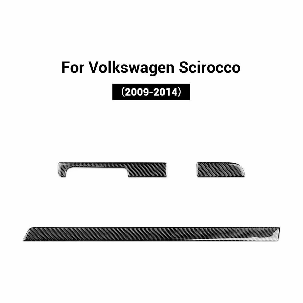 Наклейка из мягкого углеродного волокна для Volkswagen Scirocco 2009 2010 2011 2012 2013 2014 LHD RHD, центральная консоль, бардачок перчаток.