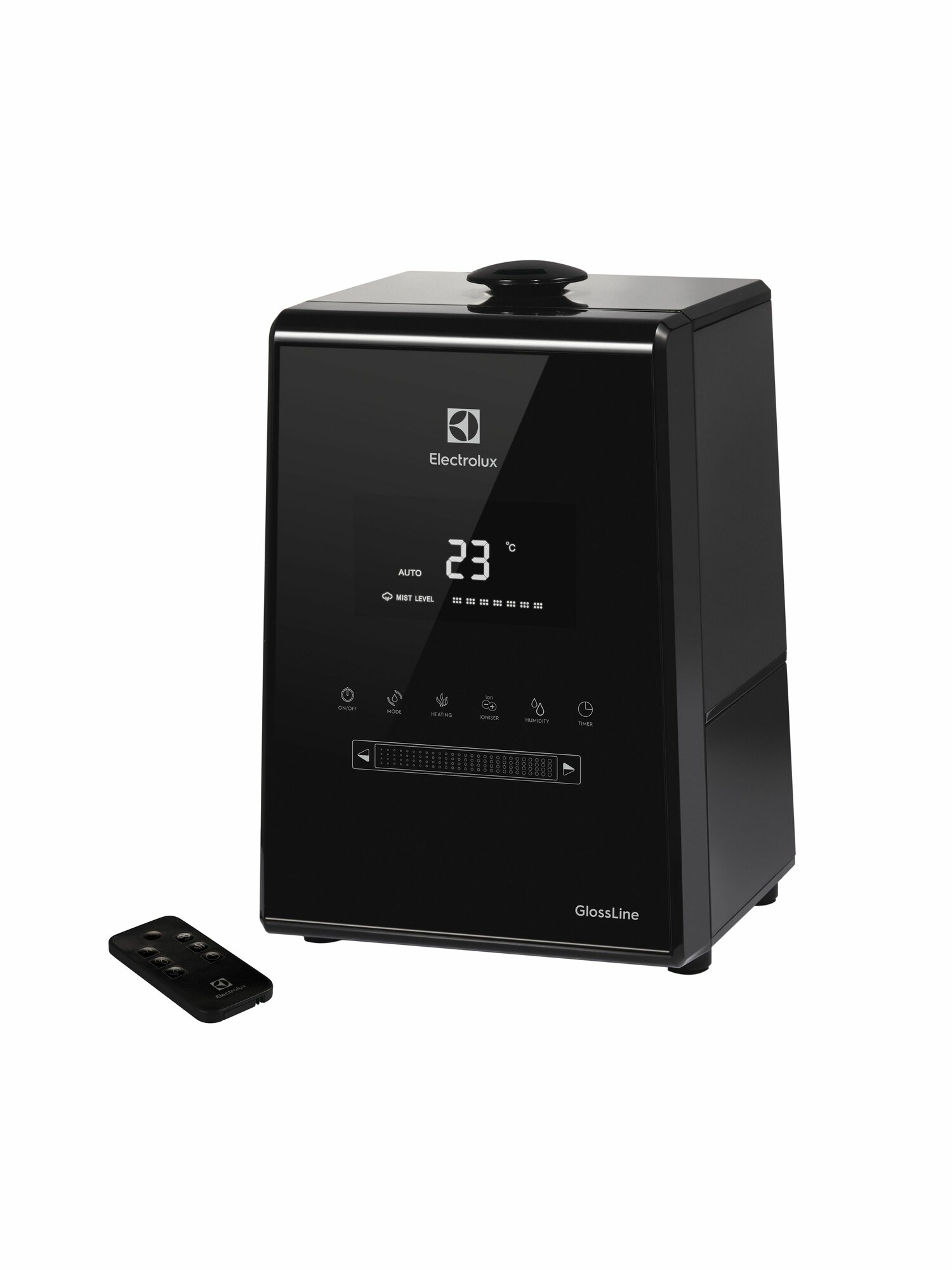 Увлажнитель воздуха ультразвуковой Electrolux EHU-3610D GlossLine, до 30 м2, Чёрный