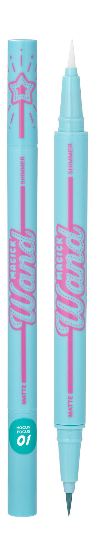 BEAUTY BOMB Подводка для глаз Magick Wand двойная, 0,8 г, 01 Hocus Pocus (лимит.)