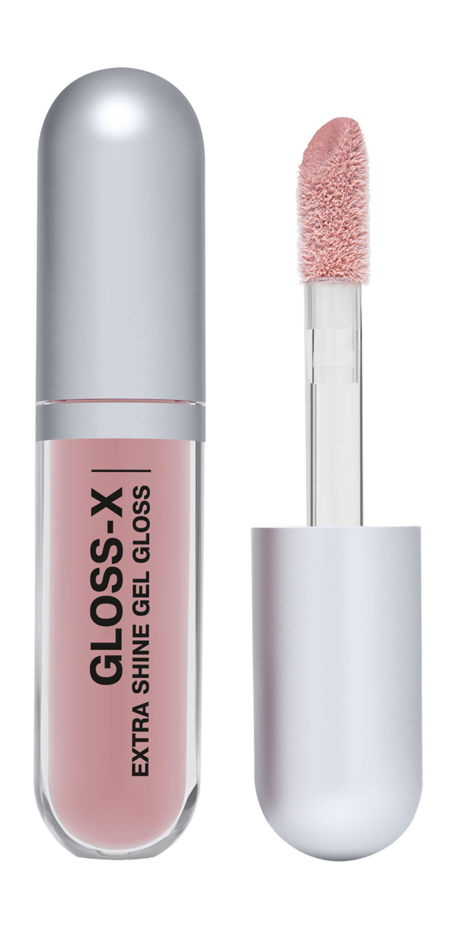 INFLUENCE BEAUTY Гель-блеск для губ Gloss-X, 3,4 мл, 08 бежевый нюд