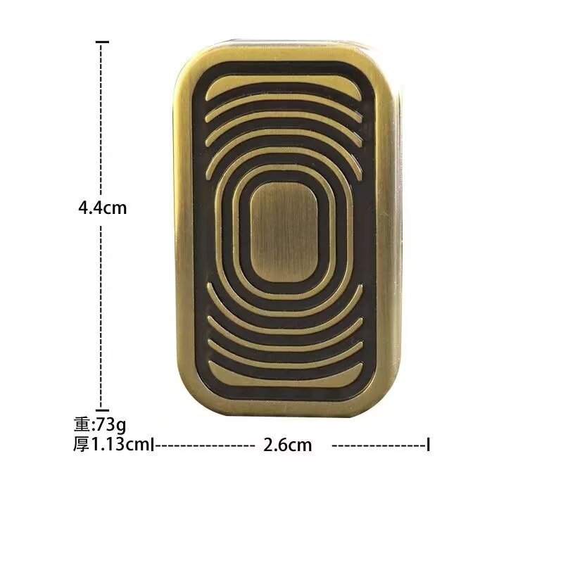 Фиджет антистресс "Three-layer slider" бронзовый