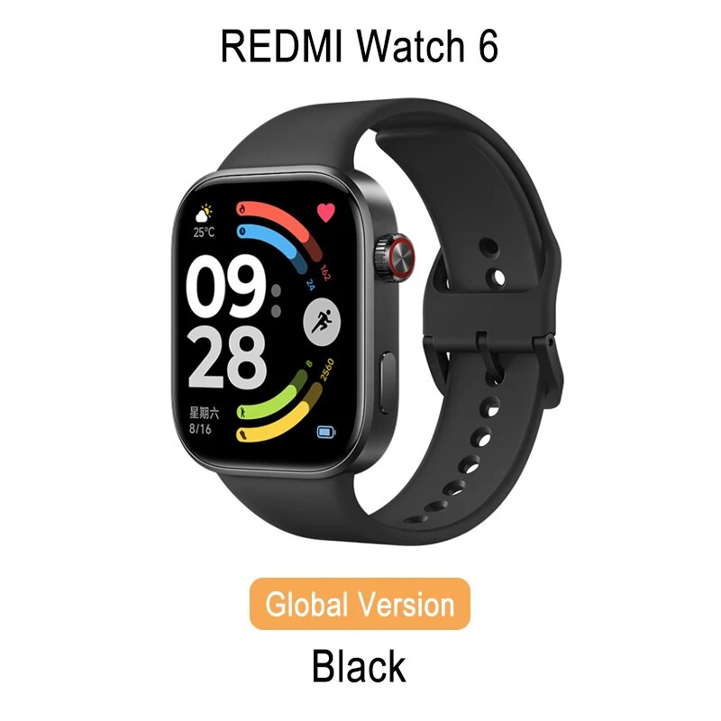 Xiaomi Redmi Watch 6 умные часы Global Version Black
