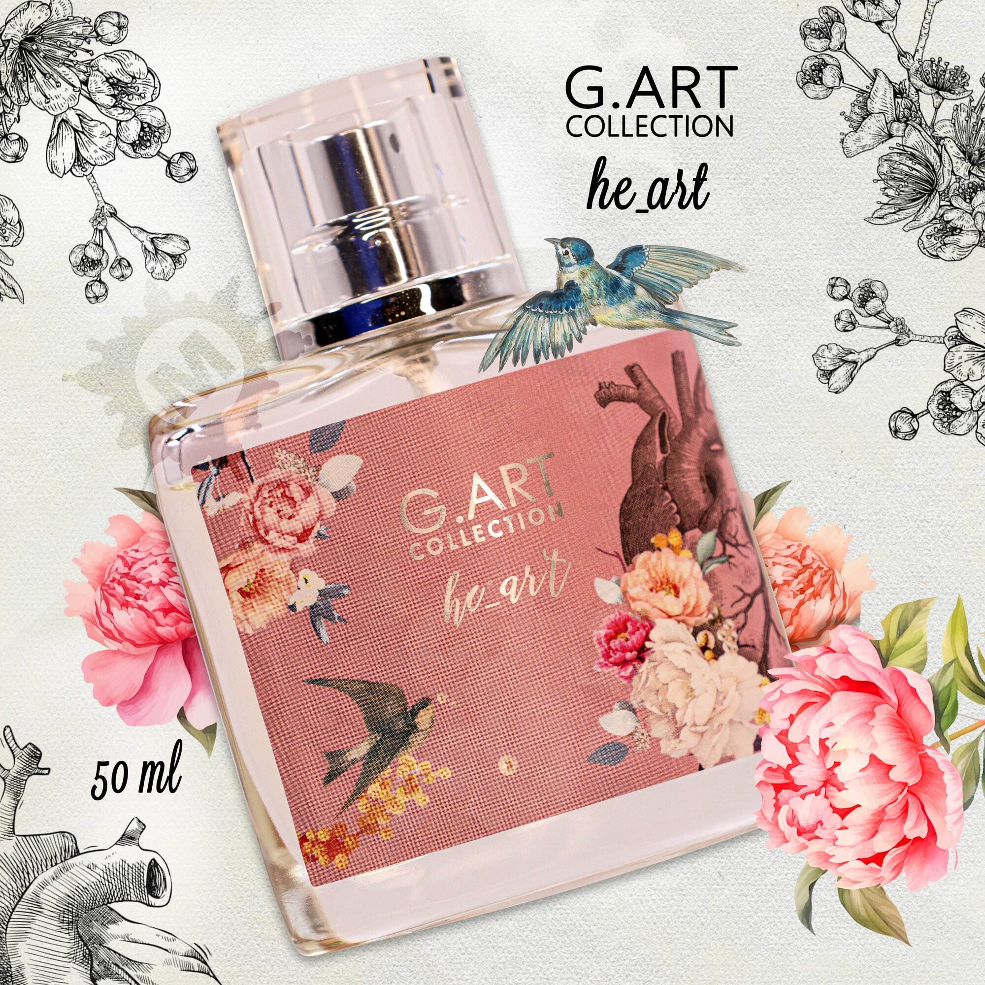 PRET-A-PARFUM G.ART COLLECTION he_art Женская парфюмерная вода 50 мл
