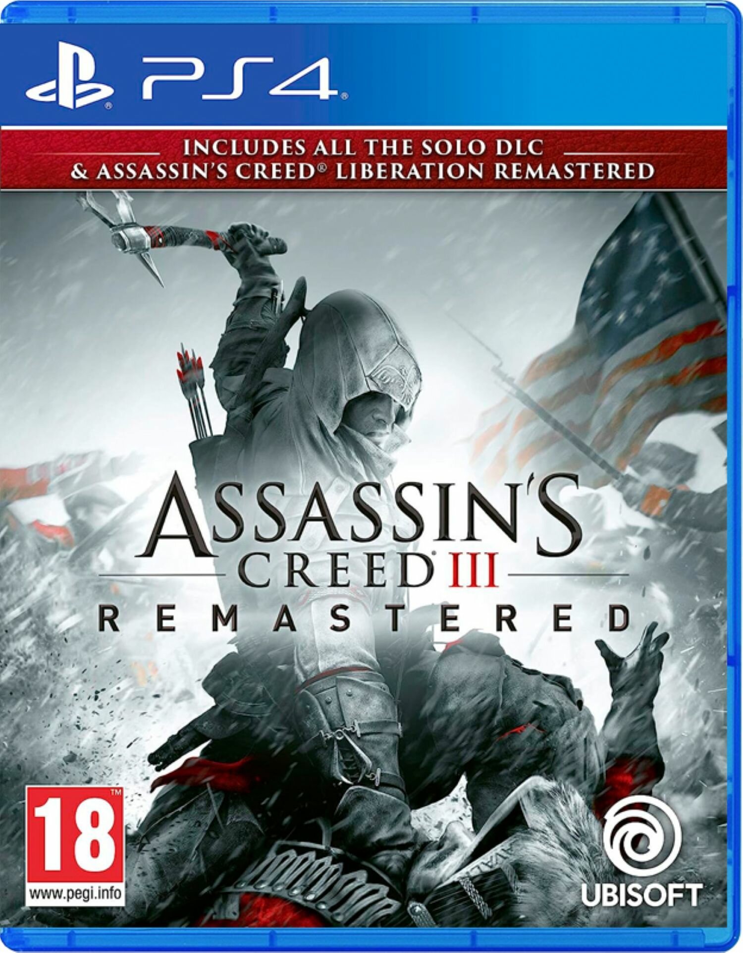 Assassin's Creed III. Обновленная версия (Remastered) (русская версия) (PS4)