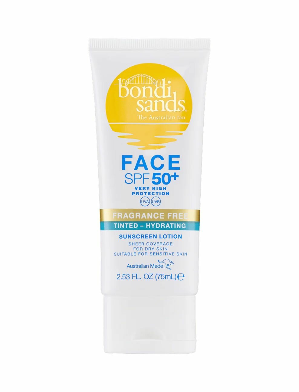 Bondi Sands Лосьон для лица SPF 50+ Everyday Face Lotion (Tinted & Hydrating) 75 мл