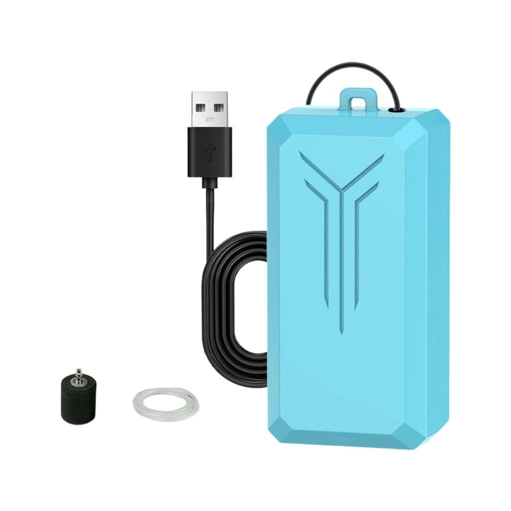 USB-кислородный насос, Синий - Подача воздуха каменная тра