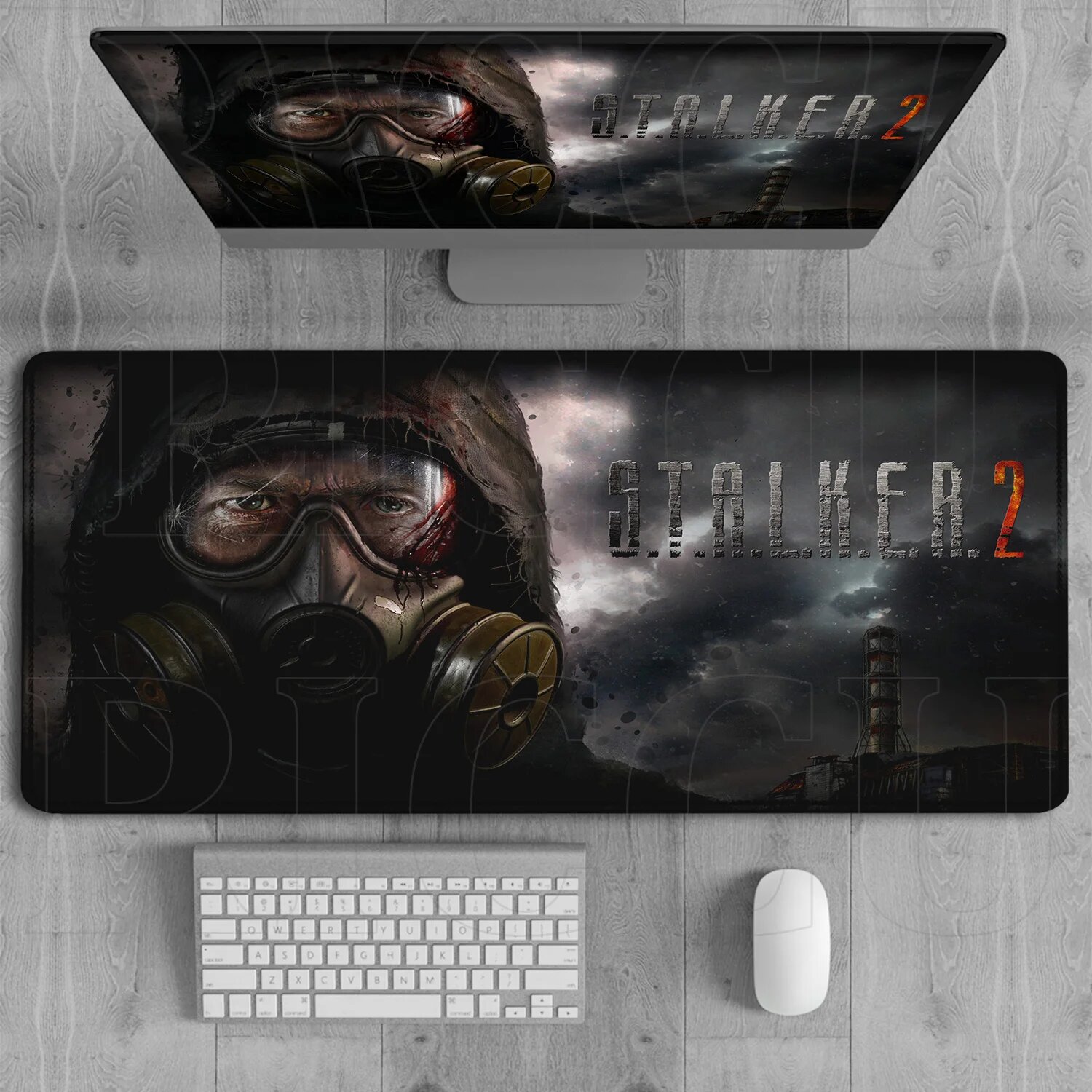 MINISO Расширенный коврик для мыши Stalker 2 400x700mm, A 7