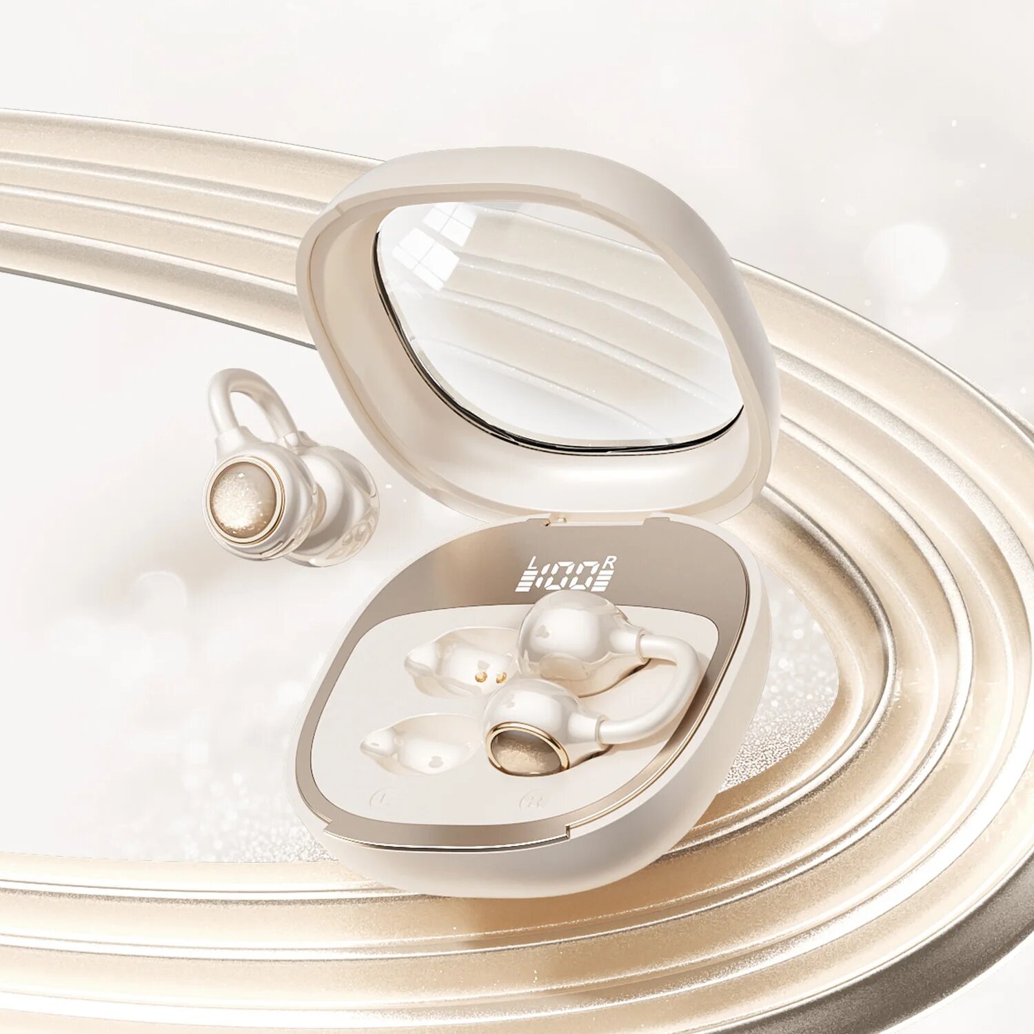 Беспроводные наушники-клипсы JBL Tune 230NC Beige